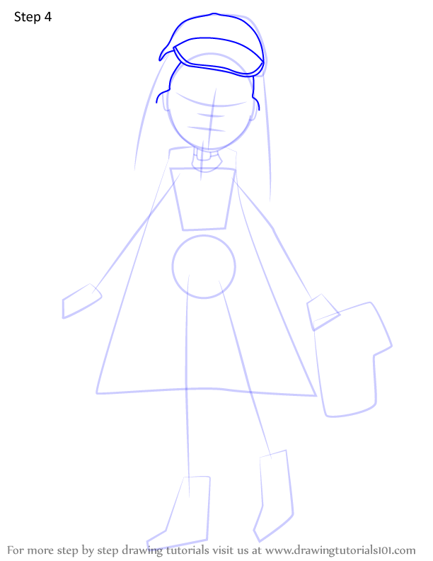 How to Draw Sasha from Bratz (Bratz) Step by Step | DrawingTutorials101.com