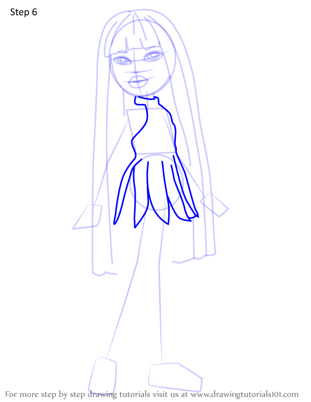 How to Draw Vinessa from Bratz (Bratz) Step by Step ...