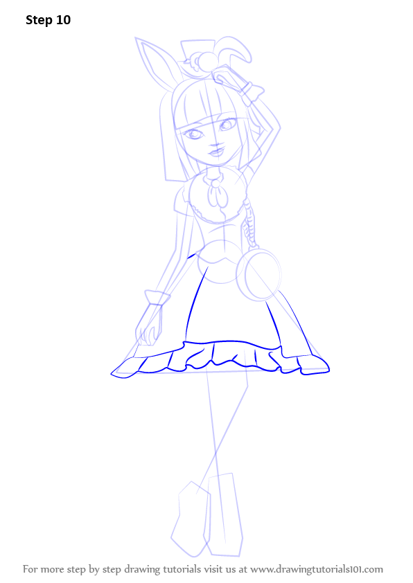 How to Draw Bunny Blanc from Ever After High (Ever After High) Step by ...
