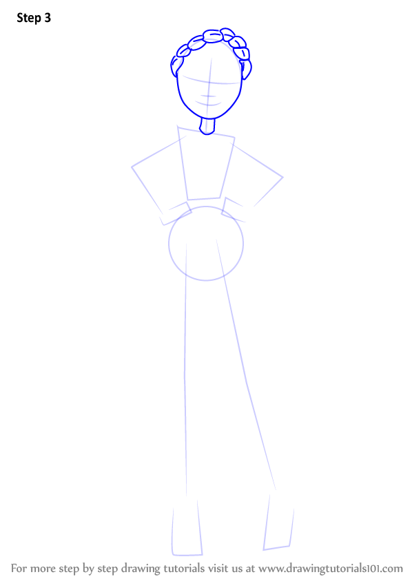 How to Draw Cedar Wood from Ever After High (Ever After High) Step by ...