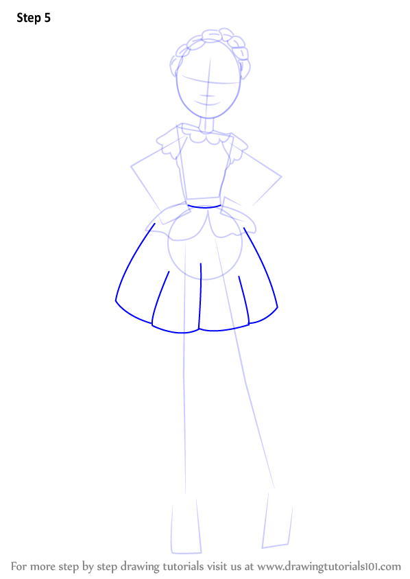 How to Draw Cedar Wood from Ever After High (Ever After High) Step by ...