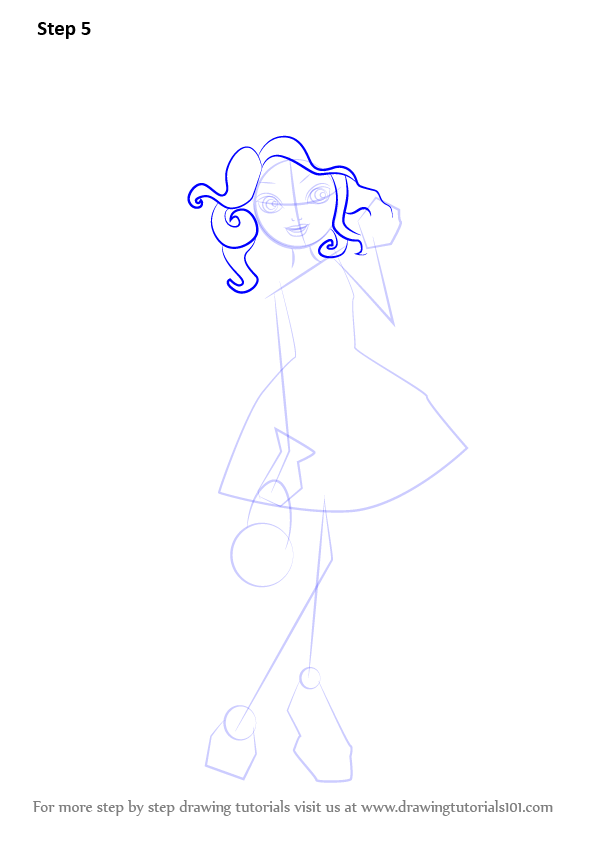 How to Draw Madeline Hatter from Ever After High (Ever After High) Step ...