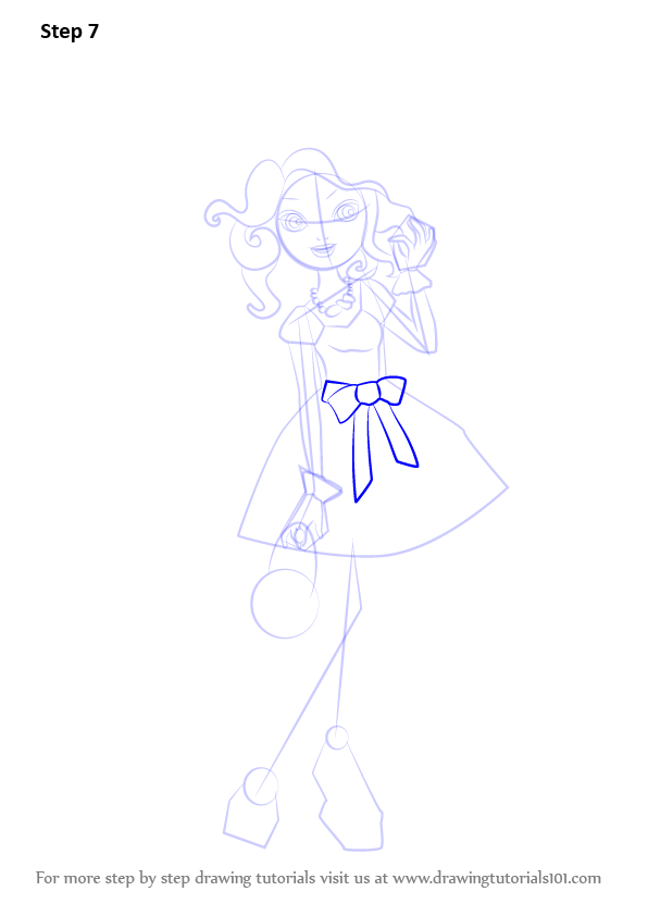 How to Draw Madeline Hatter from Ever After High (Ever After High) Step ...
