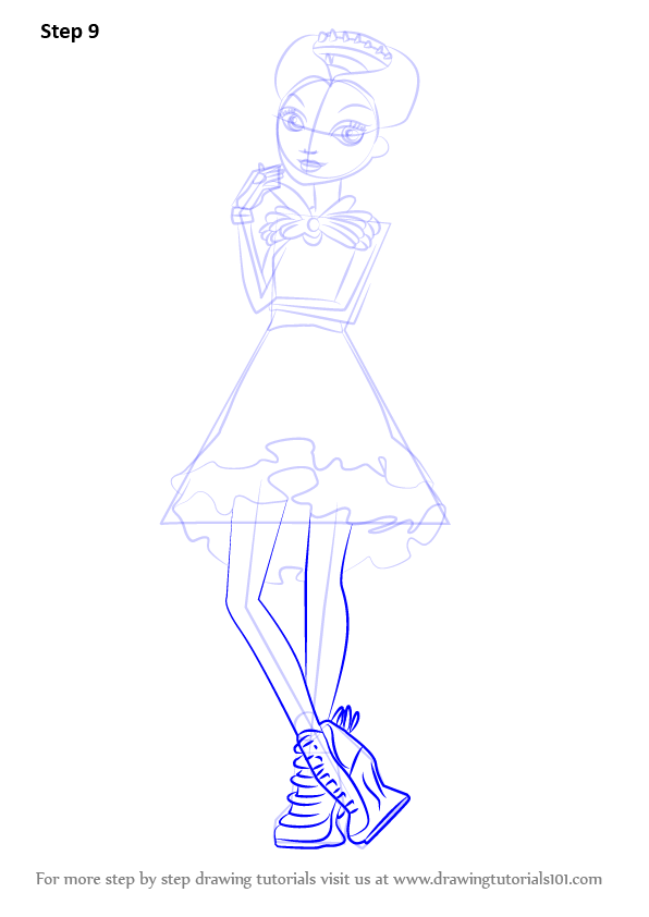 How to Draw Raven Queen from Ever After High (Ever After High) Step by ...