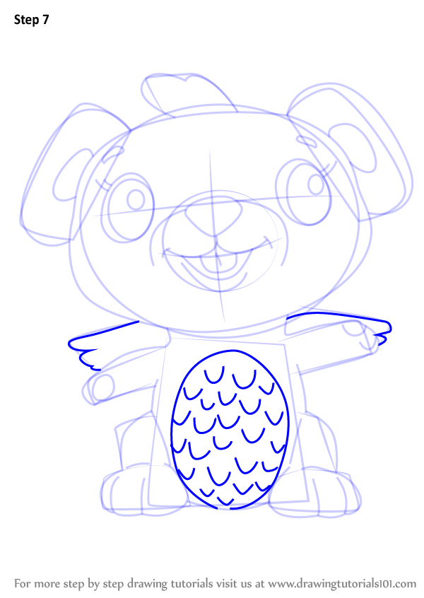 How to Draw Mouseswift from Hatchimals (Hatchimals) Step by Step ...
