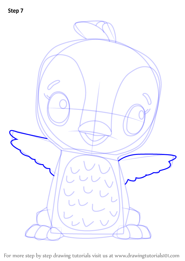 How to Draw Penguala from Hatchimals (Hatchimals) Step by Step ...