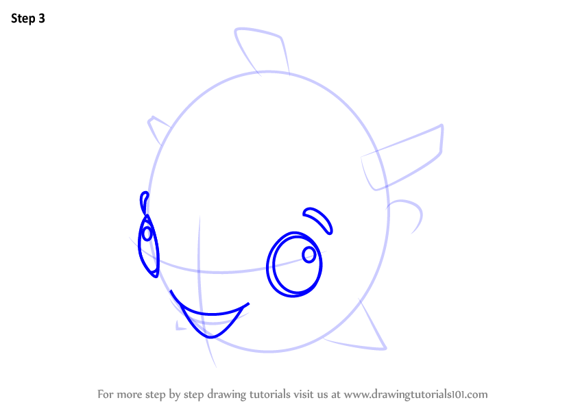 How to Draw Polar Swhale from Hatchimals (Hatchimals) Step by Step ...