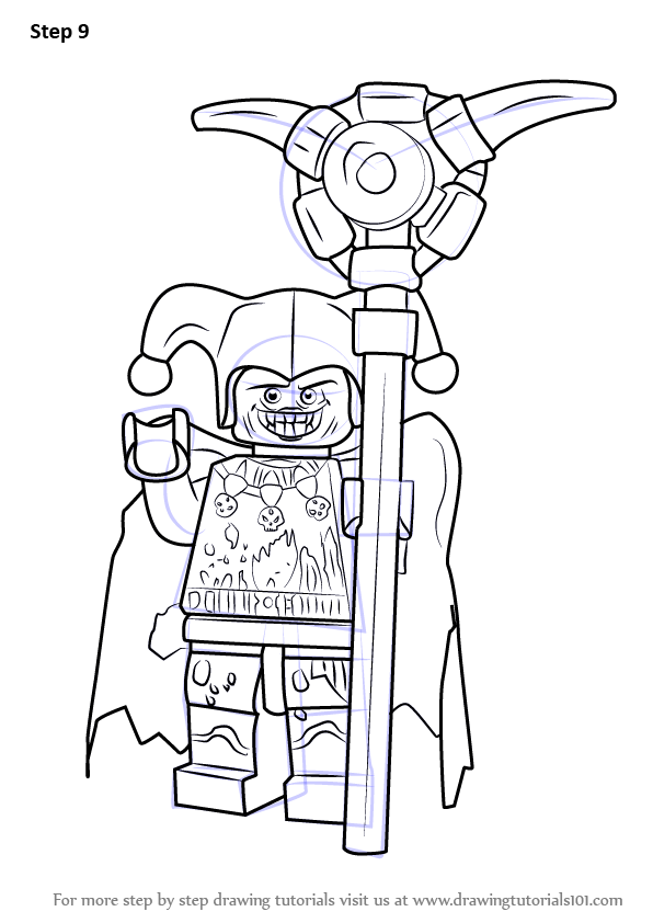 How To Draw A Lego Knight