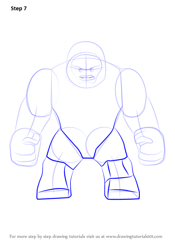 How to Draw Lego Darkseid (Lego) Step by Step | DrawingTutorials101.com