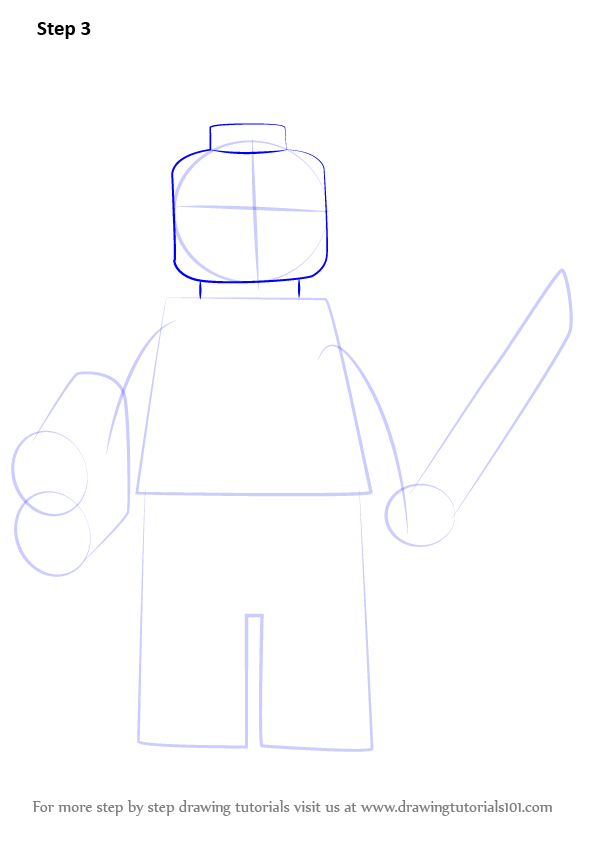 How to Draw Lego Deathstroke (Lego) Step by Step | DrawingTutorials101.com