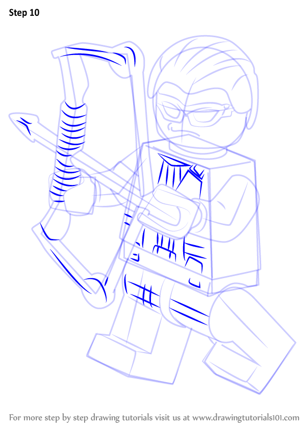 Lego Hawkeye Coloring Pages