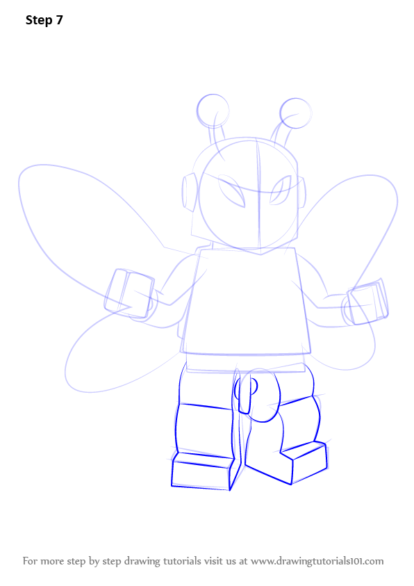 How to Draw Lego Killer Moth (Lego) Step by Step | DrawingTutorials101.com