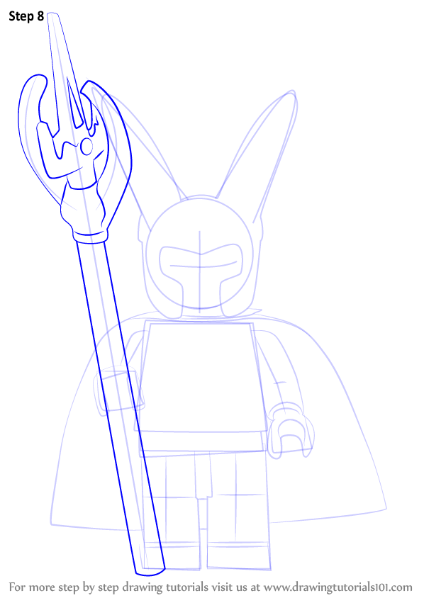 How to Draw Lego Loki (Lego) Step by Step | DrawingTutorials101.com