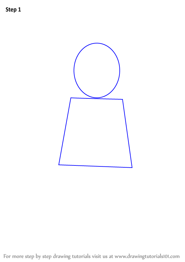 How to Draw Lego Red Hood (Lego) Step by Step | DrawingTutorials101.com