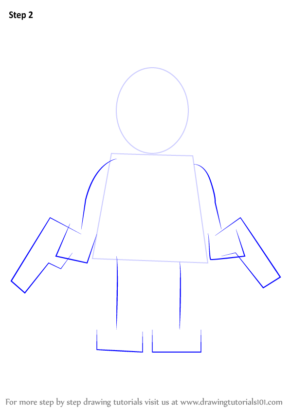 How to Draw Lego Red Hood (Lego) Step by Step | DrawingTutorials101.com