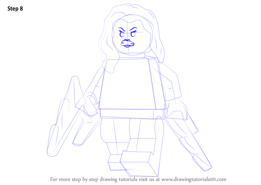 How to Draw Lego Scarlet Witch (Lego) Step by Step ...