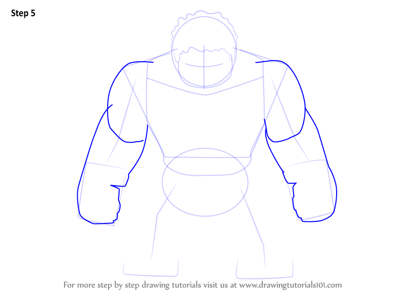 How to Draw Lego The Hulk (Lego) Step by Step | DrawingTutorials101.com