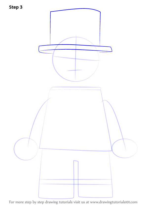 How to Draw Lego The Penguin (Lego) Step by Step | DrawingTutorials101.com