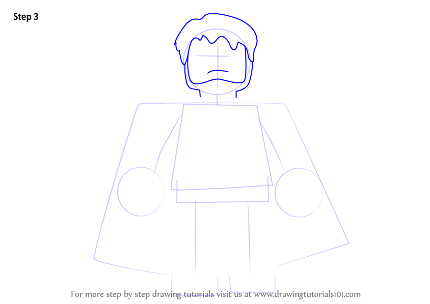How to Draw Lego Wiccan (Lego) Step by Step | DrawingTutorials101.com