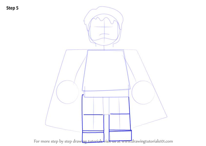 How to Draw Lego Wiccan (Lego) Step by Step | DrawingTutorials101.com