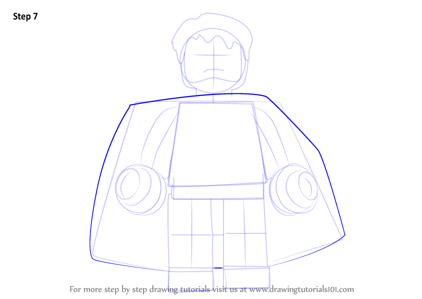 How to Draw Lego Wiccan (Lego) Step by Step | DrawingTutorials101.com