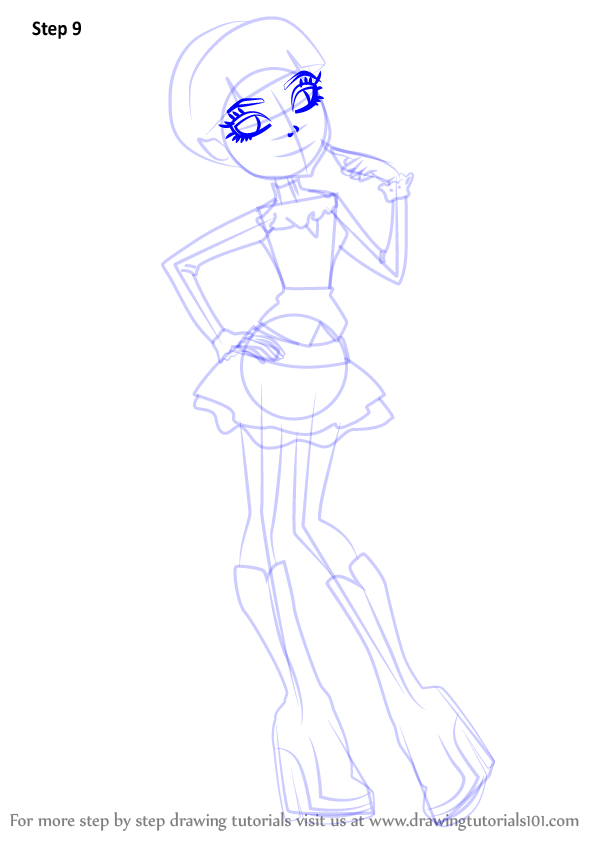 Monster High Body Drawing