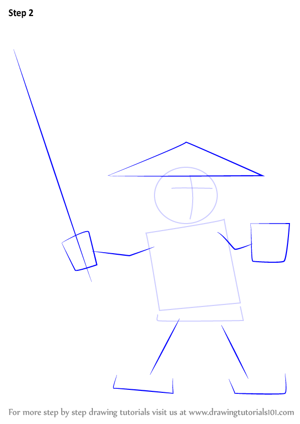 How to Draw First Spinjitzu Master from Ninjago (Ninjago) Step by Step ...