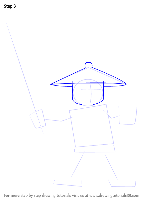 How to Draw First Spinjitzu Master from Ninjago (Ninjago) Step by Step ...