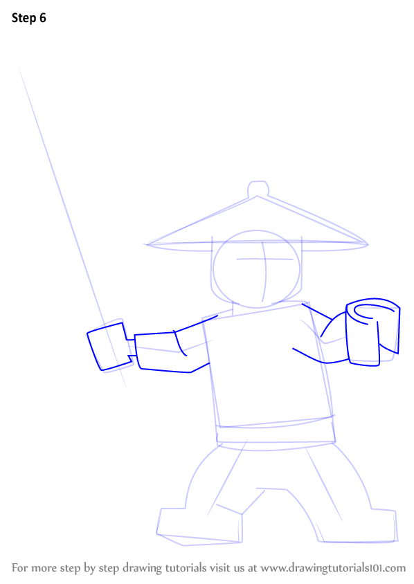 How to Draw First Spinjitzu Master from Ninjago (Ninjago) Step by Step ...