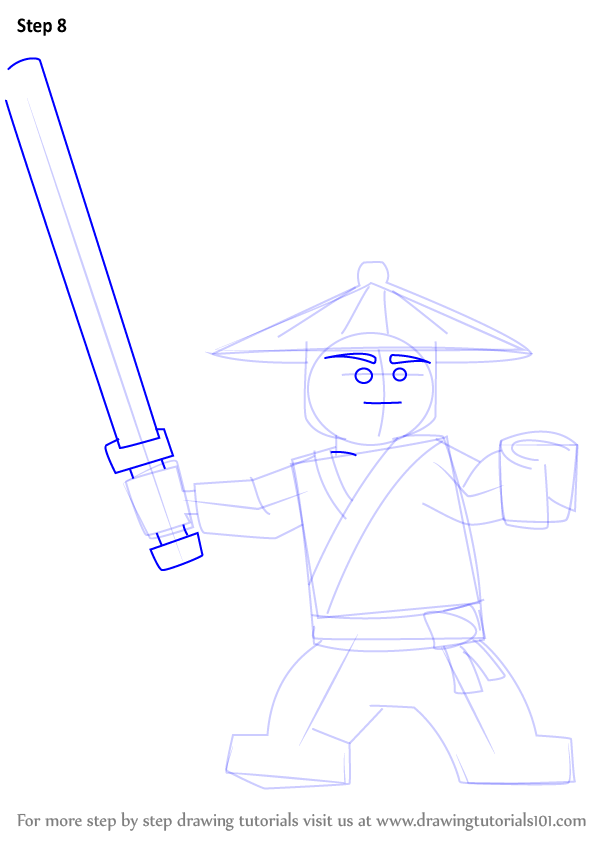 How to Draw First Spinjitzu Master from Ninjago (Ninjago) Step by Step ...