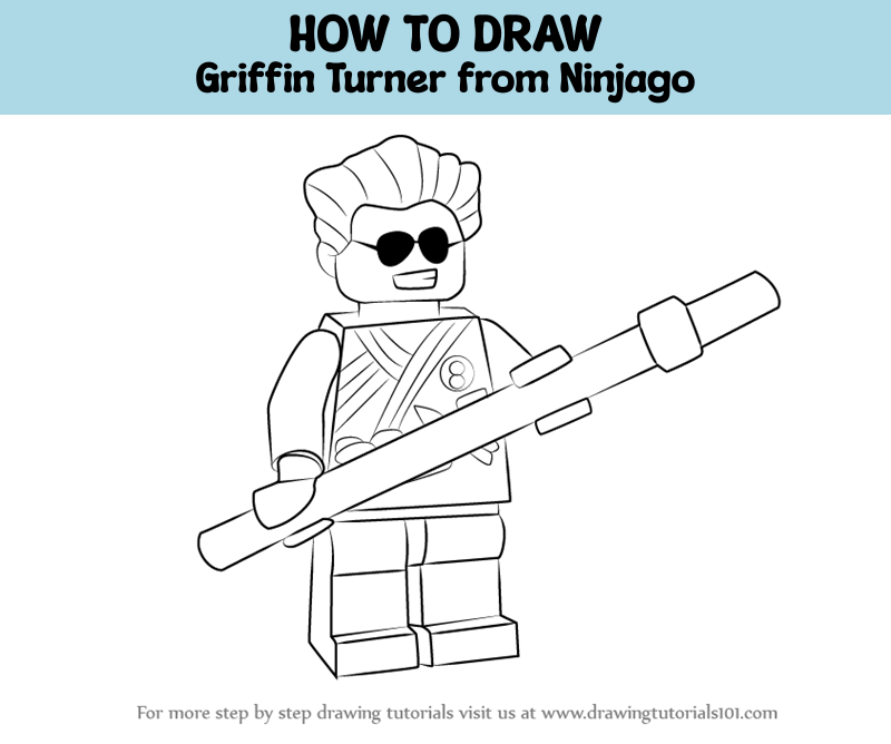 How to Draw Griffin Turner from Ninjago (Ninjago) Step by Step ...