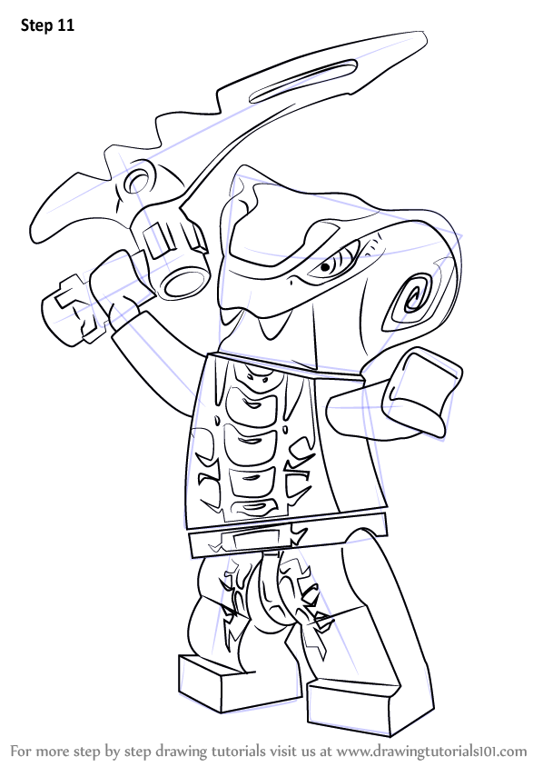 Lego Ninjago Snakes Coloring Pages
