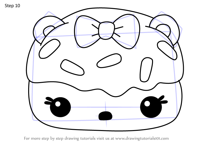 How to Draw B-Day Donut Gloss-Up from Num Noms (Num Noms) Step by Step ...