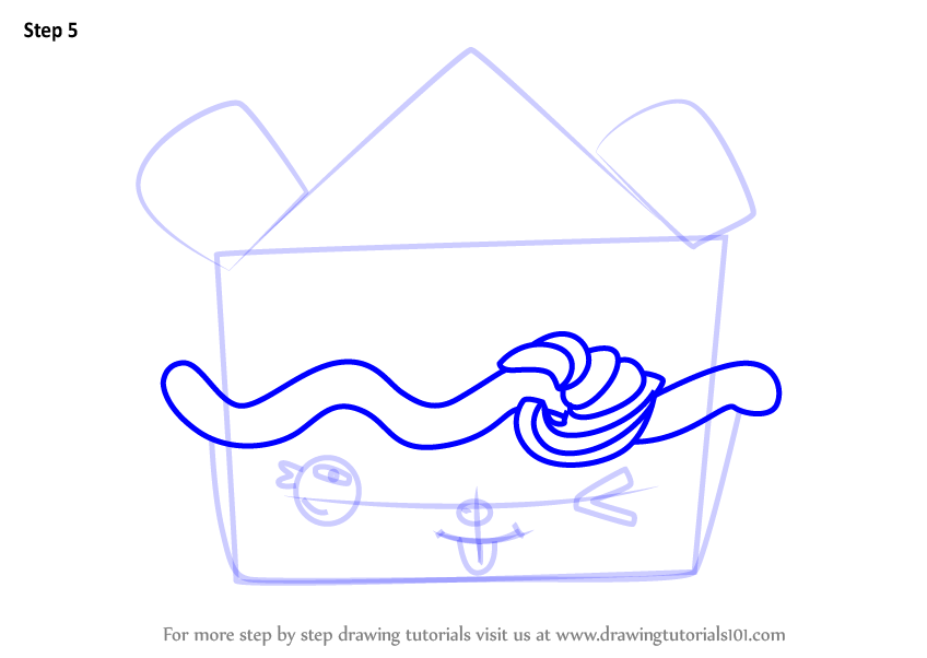 How to Draw Berry Froyo from Num Noms (Num Noms) Step by Step ...