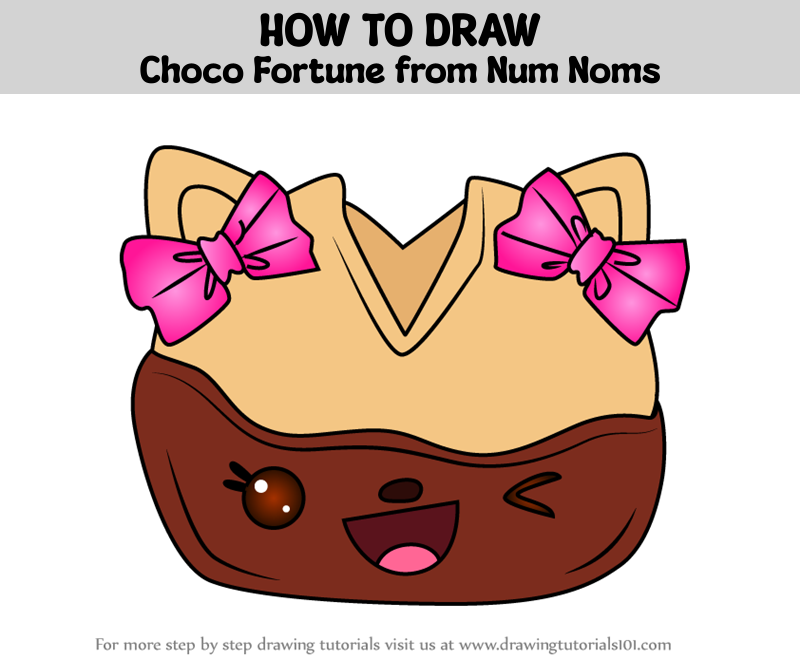 How to Draw Choco Fortune from Num Noms (Num Noms) Step by Step ...