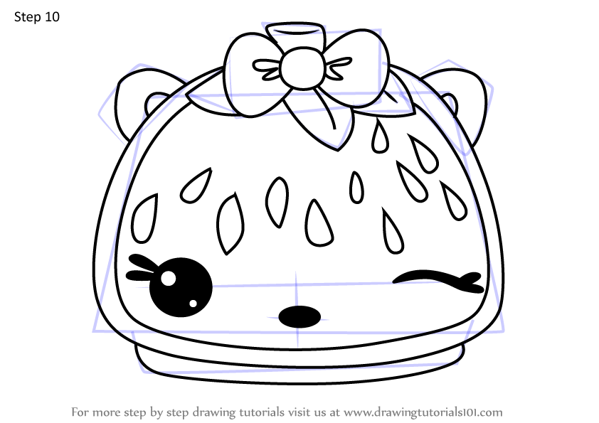 How to Draw Key Lime Shimmer-It from Num Noms (Num Noms) Step by Step ...
