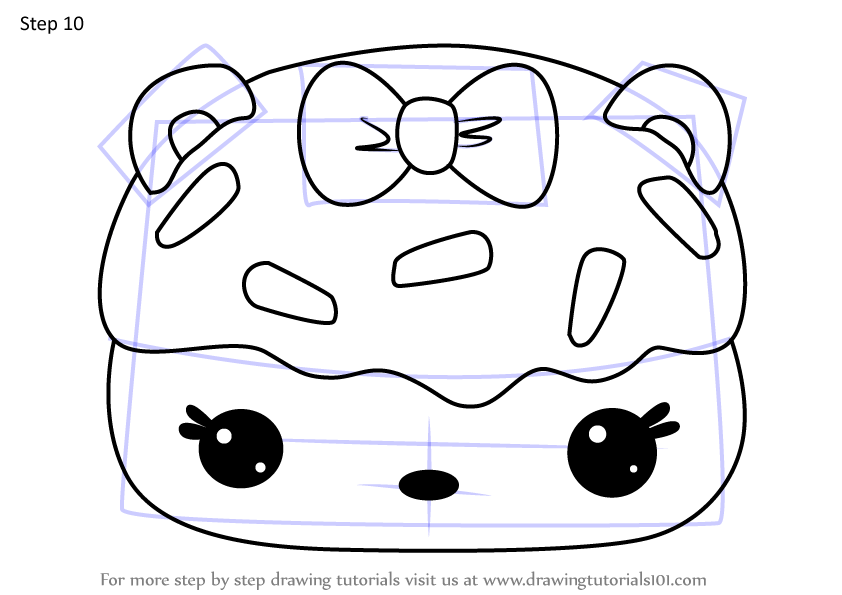 How to Draw Lemon Donut Gloss-Up from Num Noms (Num Noms) Step by Step ...