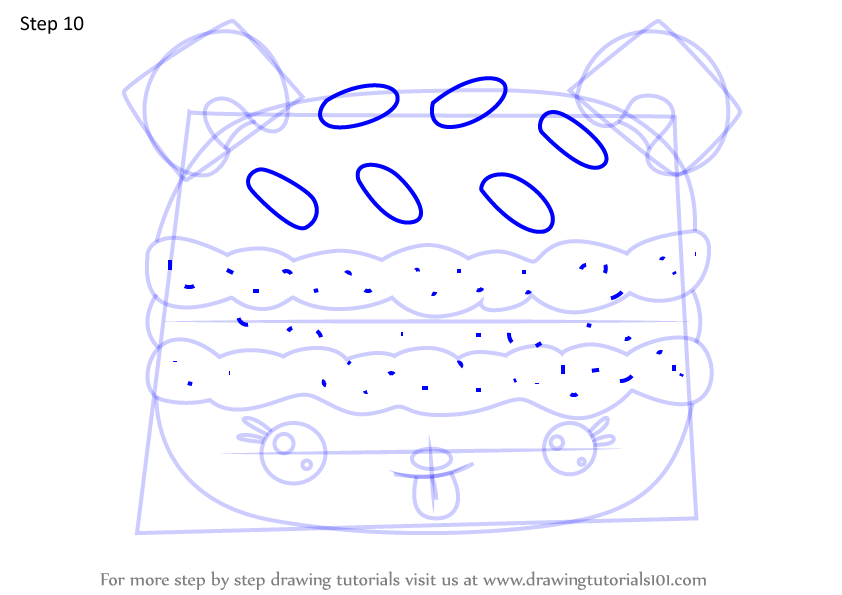 How to Draw Mango Macaron from Num Noms (Num Noms) Step by Step ...