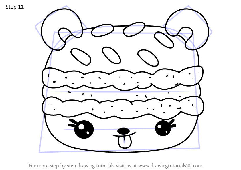 How to Draw Mango Macaron from Num Noms (Num Noms) Step by Step ...
