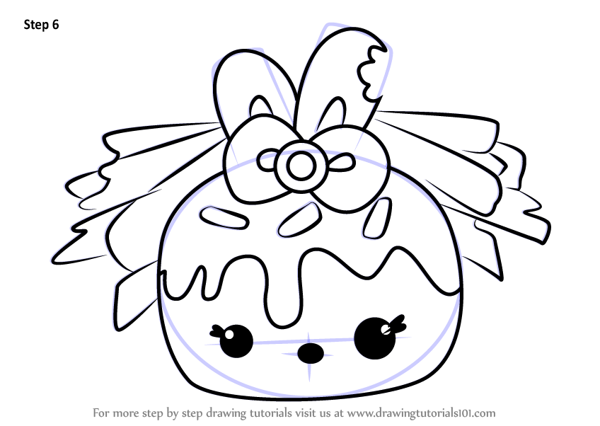 How to Draw Mrs. Icing from Num Noms (Num Noms) Step by Step ...