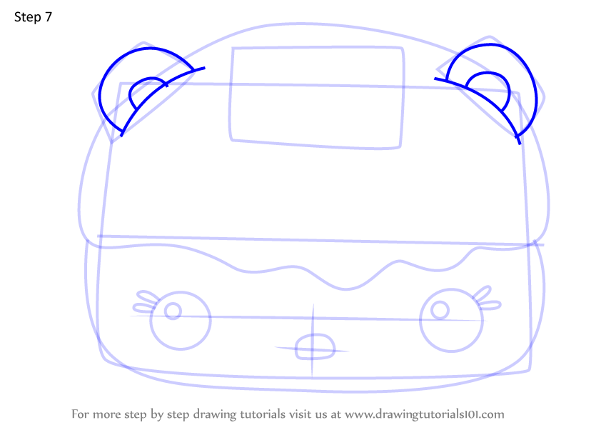 How to Draw Orange Donut Gloss-Up from Num Noms (Num Noms) Step by Step ...