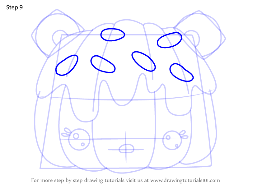 How to Draw Pinky Bundt from Num Noms (Num Noms) Step by Step ...