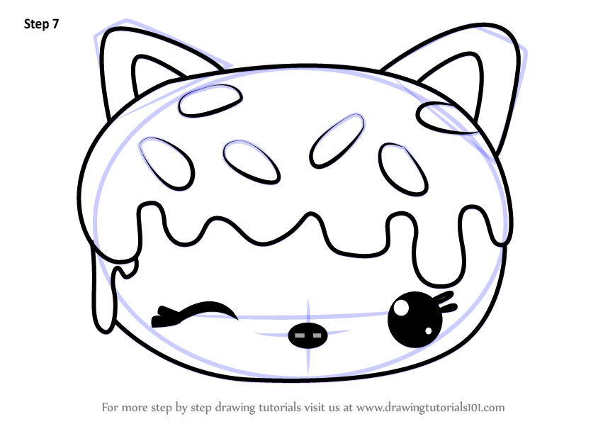 How to Draw Sprinkles Donut from Num Noms (Num Noms) Step by Step ...