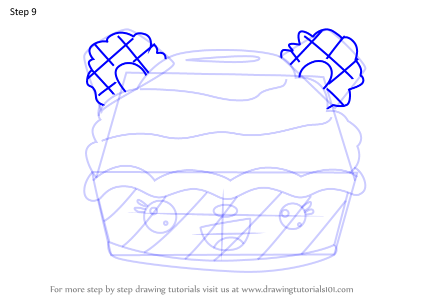 How to Draw Sprinkles Froyo from Num Noms (Num Noms) Step by Step ...