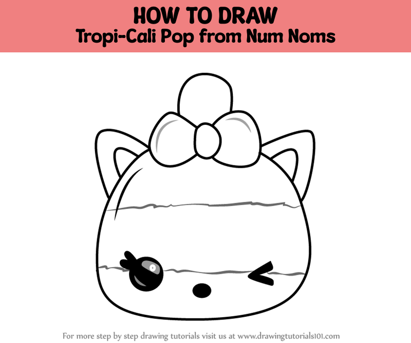 How to Draw Tropi-Cali Pop from Num Noms (Num Noms) Step by Step ...
