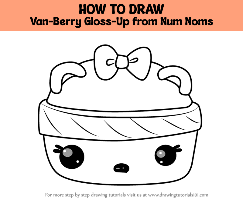 How to Draw Van-Berry Gloss-Up from Num Noms (Num Noms) Step by Step ...