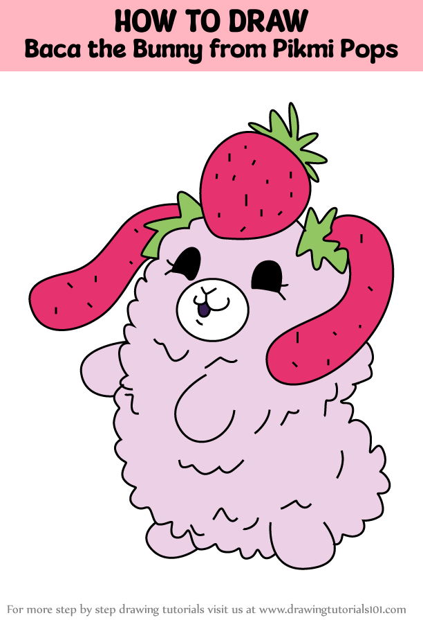 How to Draw Baca the Bunny from Pikmi Pops (Pikmi Pops) Step by Step ...