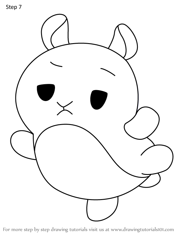 How to Draw Bossy the Hamster from Pikmi Pops (Pikmi Pops) Step by Step ...