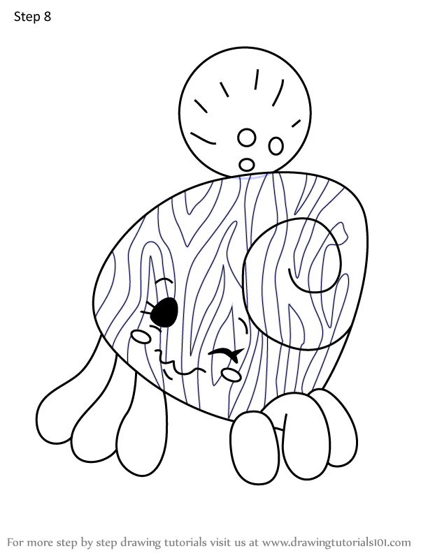 How to Draw Craw the Hermit from Pikmi Pops (Pikmi Pops) Step by Step ...