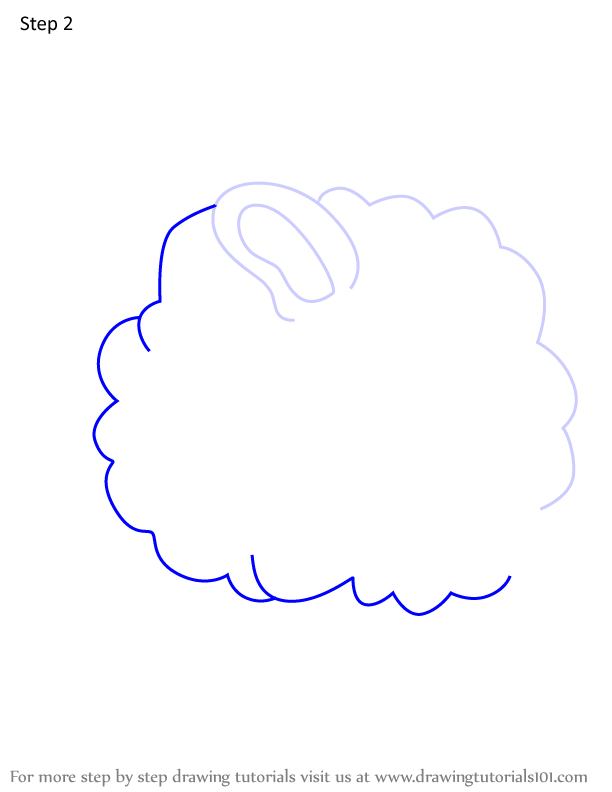 How to Draw Floss the Lamb from Pikmi Pops (Pikmi Pops) Step by Step | DrawingTutorials101.com